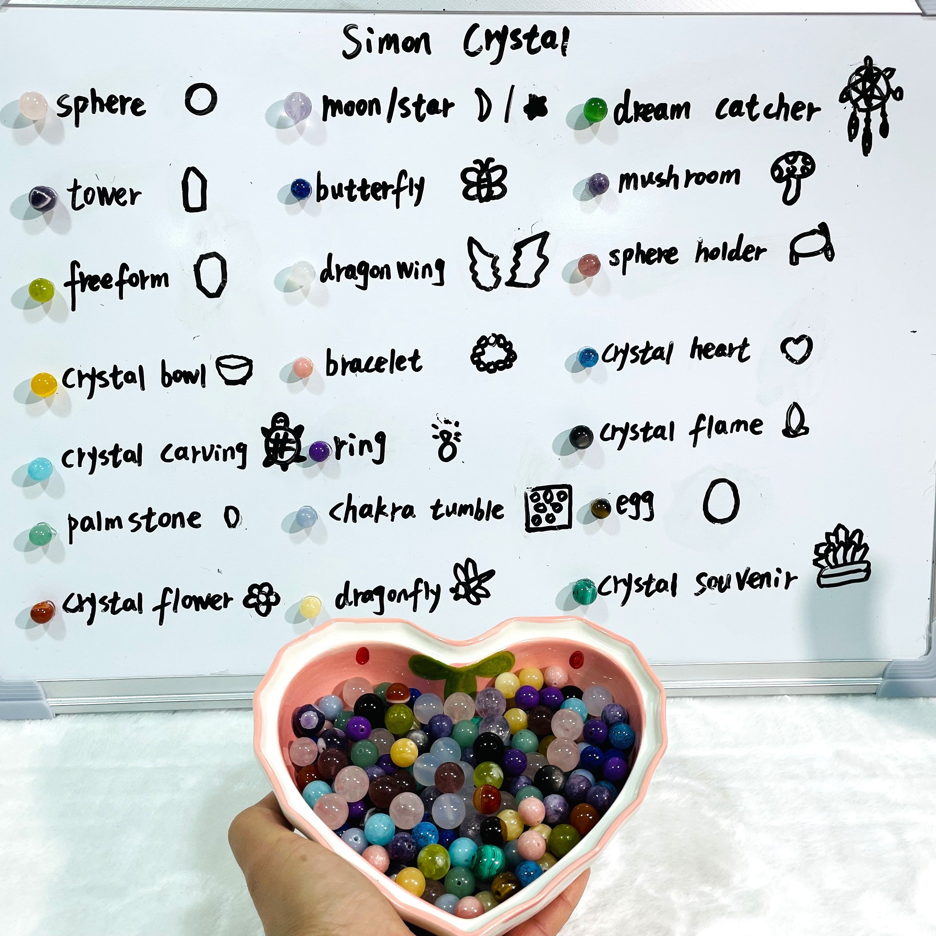 Crystal beads scoop – Simon Crystals